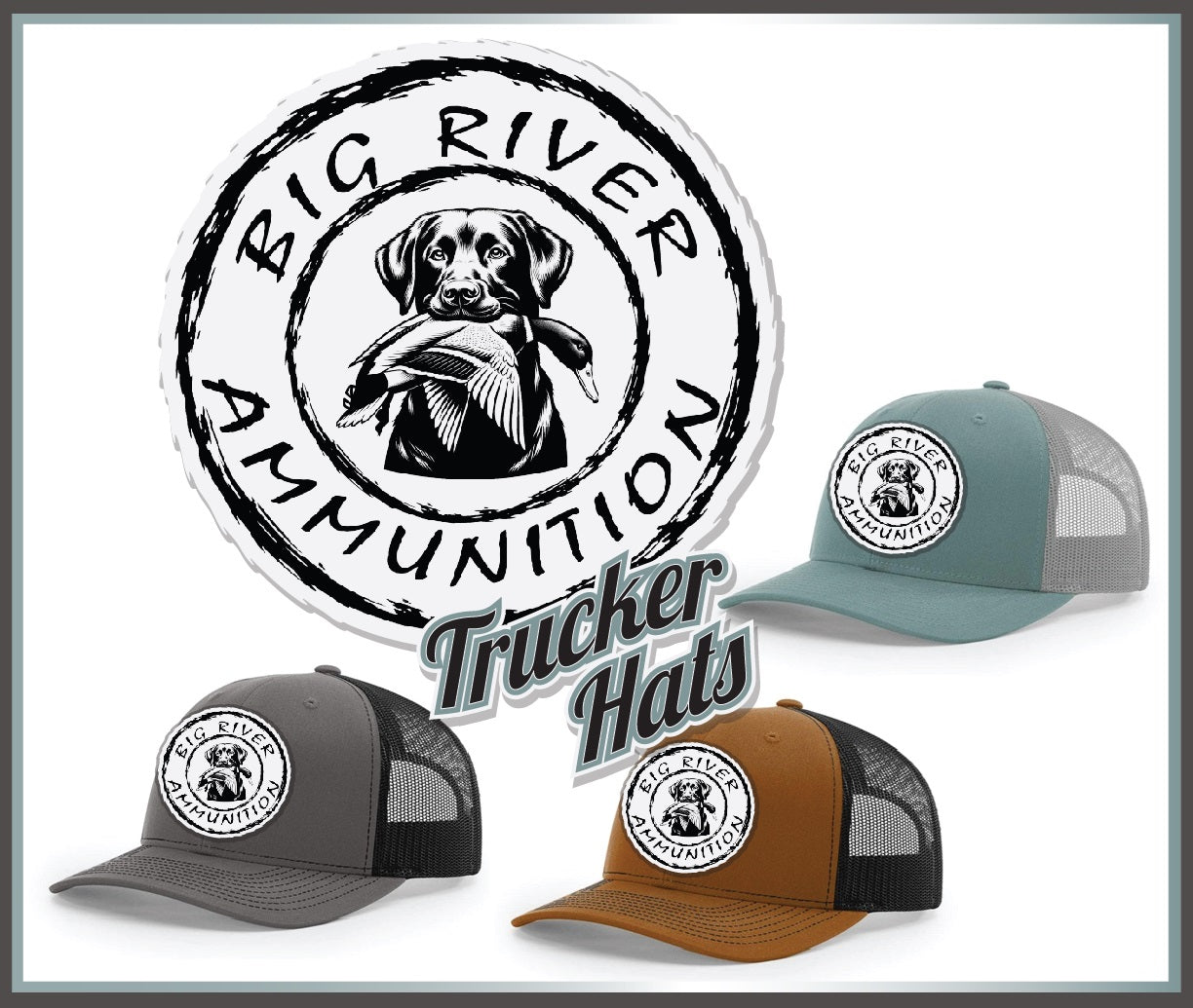 Big River Ammunition Logo Trucker Hat